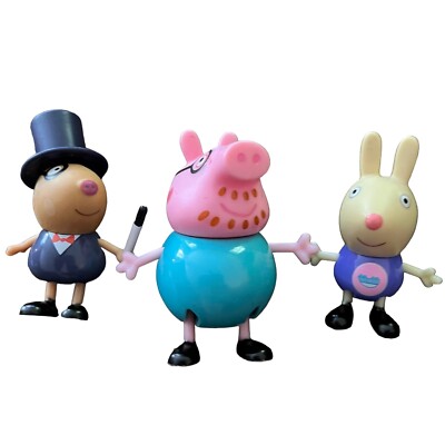 Peppa Pig Trio Action Posable Figures | eBay