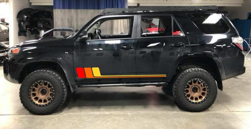 Retro Decal Stripes for Toyota 4Runner TRD Pro Limited stickers 5th ...