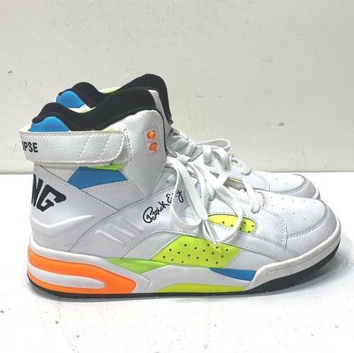 Patrick Ewing Eclipse White Multicolor High Top Athletic Shoe Men Size 12 | eBay