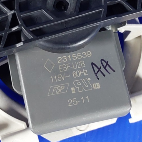 OEM Whirlpool Fridge Evap Fan Assembly W10850162 WP2315539 WP2163777 ...