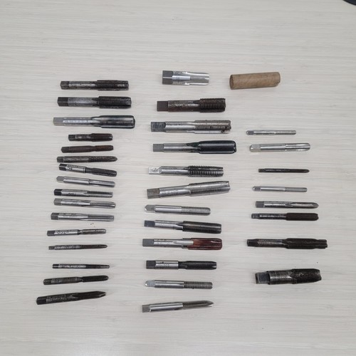 Lot of 36 Mixed Taps – USA Greenfield Morse + Metric & Standard Sizes ...