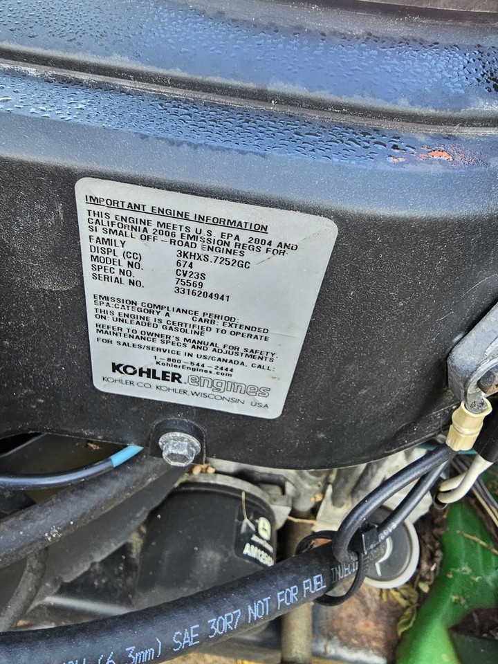 KOHLER COMMAND 23HP V TWIN CV23 GOOD RUNNING ENGINE MOTOR | eBay