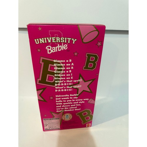 Barbie University of Arizona Cheerleader Doll NRFB Special Edition 1996 ...