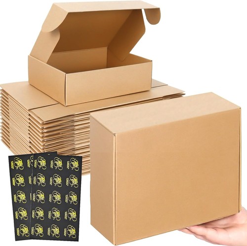 Brown Shipping Boxes, 10x8x3 Inch 30 Pack Cardboard Boxes Medium Mailer ...