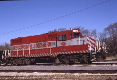 WISCONSIN & SOUTHERN Railroad Train Locomotive 4490 JANESVILLE WI Photo ...