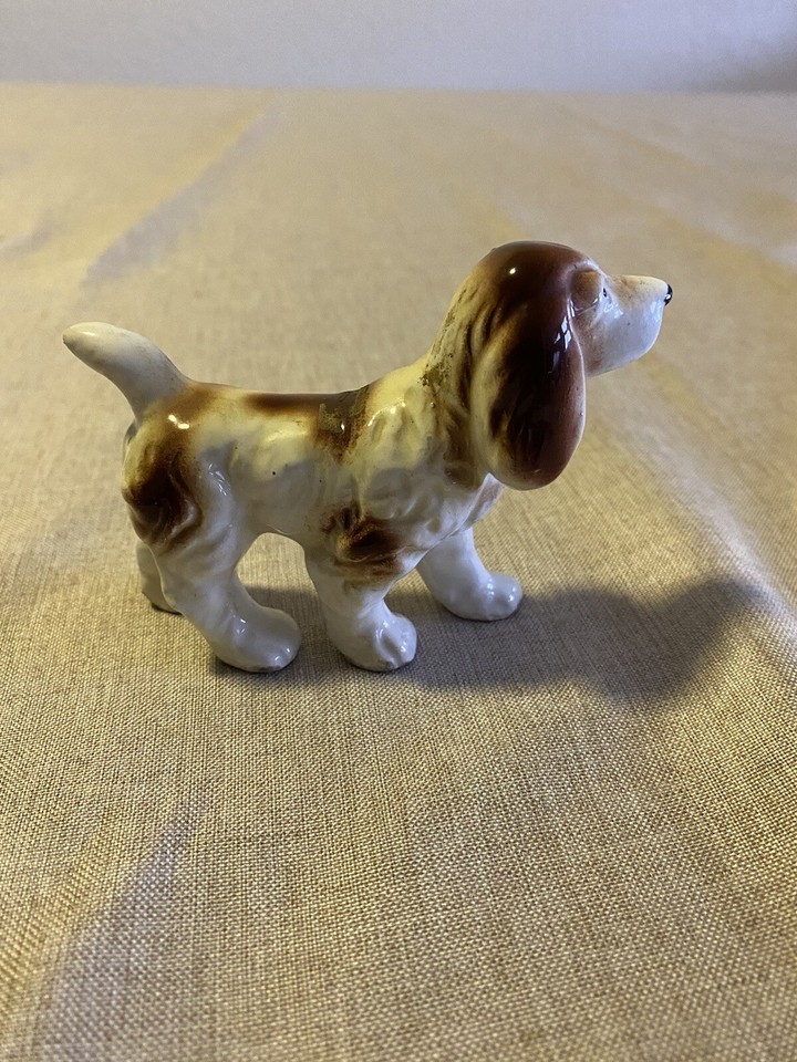 English Setter Springer Spaniel Ceramic Figurine Japan 1940's | eBay