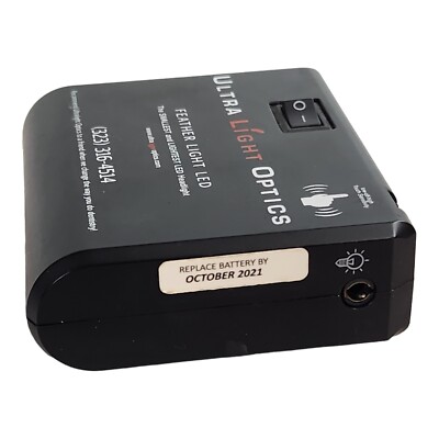 Genuine OEM Ultra Light Optics Feather Light Battery Pack UNTESTED FOR ...