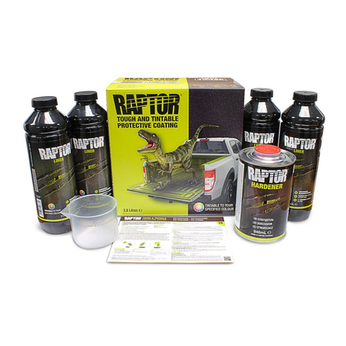 Raptor Tintable Kit 4 Bottles, UPOL Hardener | eBay