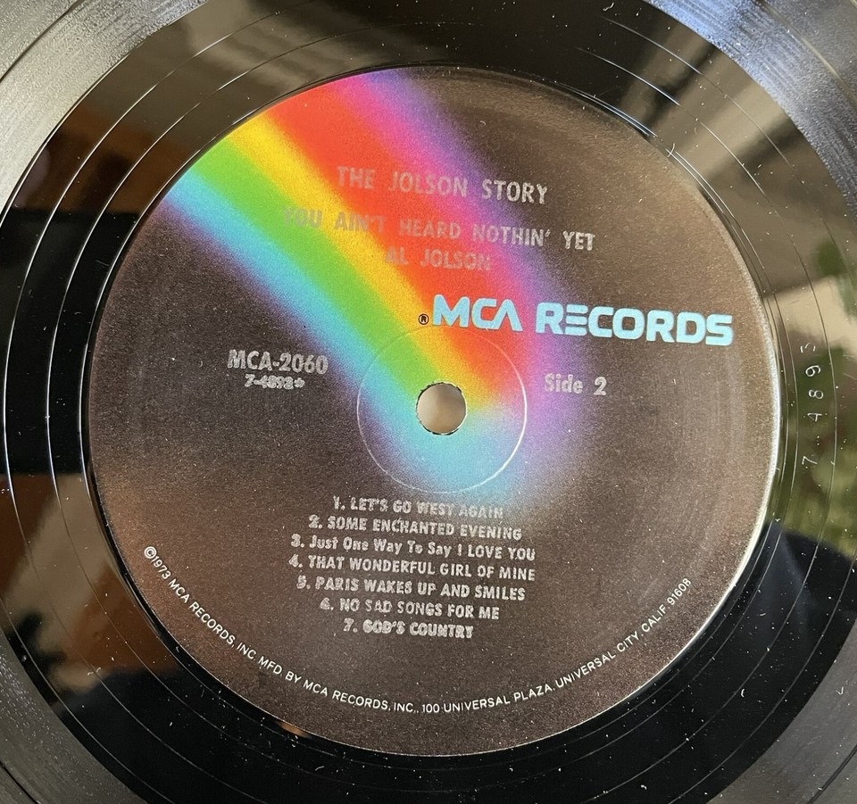 Al Jolson -- You Ain't Heard Nothin' Yet -- Decca/MCA -- MCA 2060 | eBay