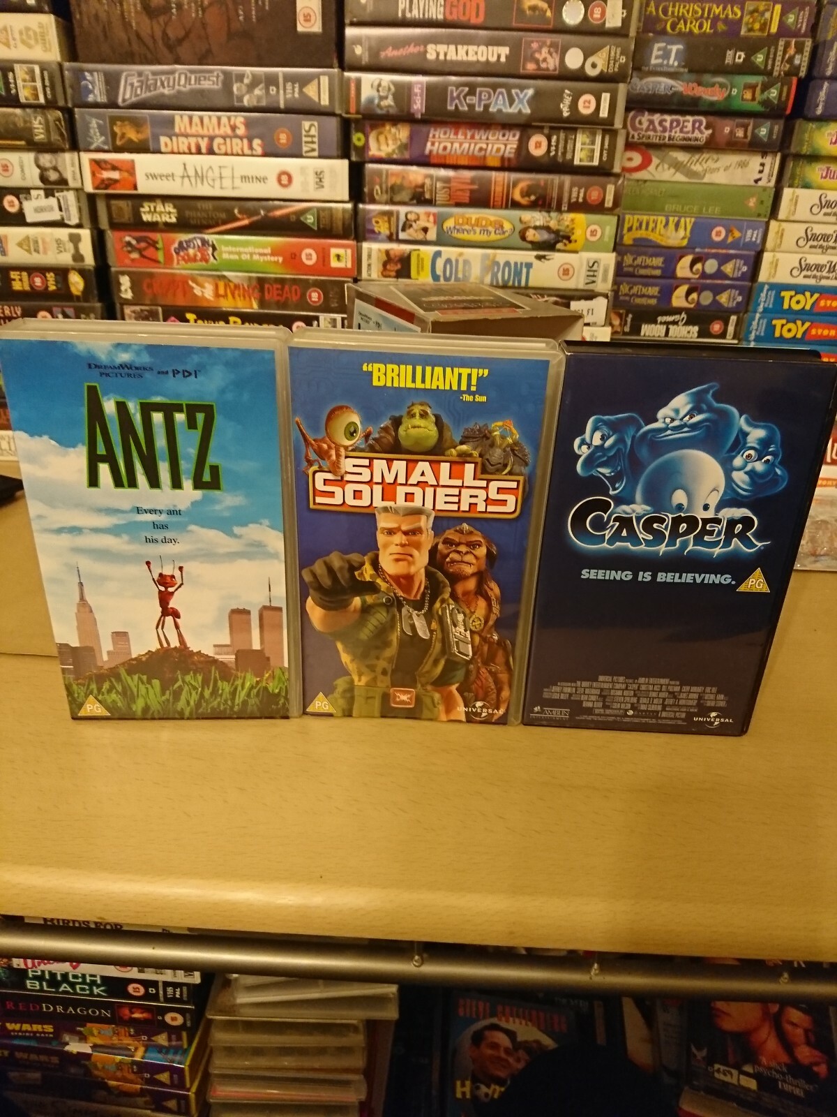 ANTZ, SMALL SOLDIERS, CASPER MOVIE TRIPLE VHS | eBay UK