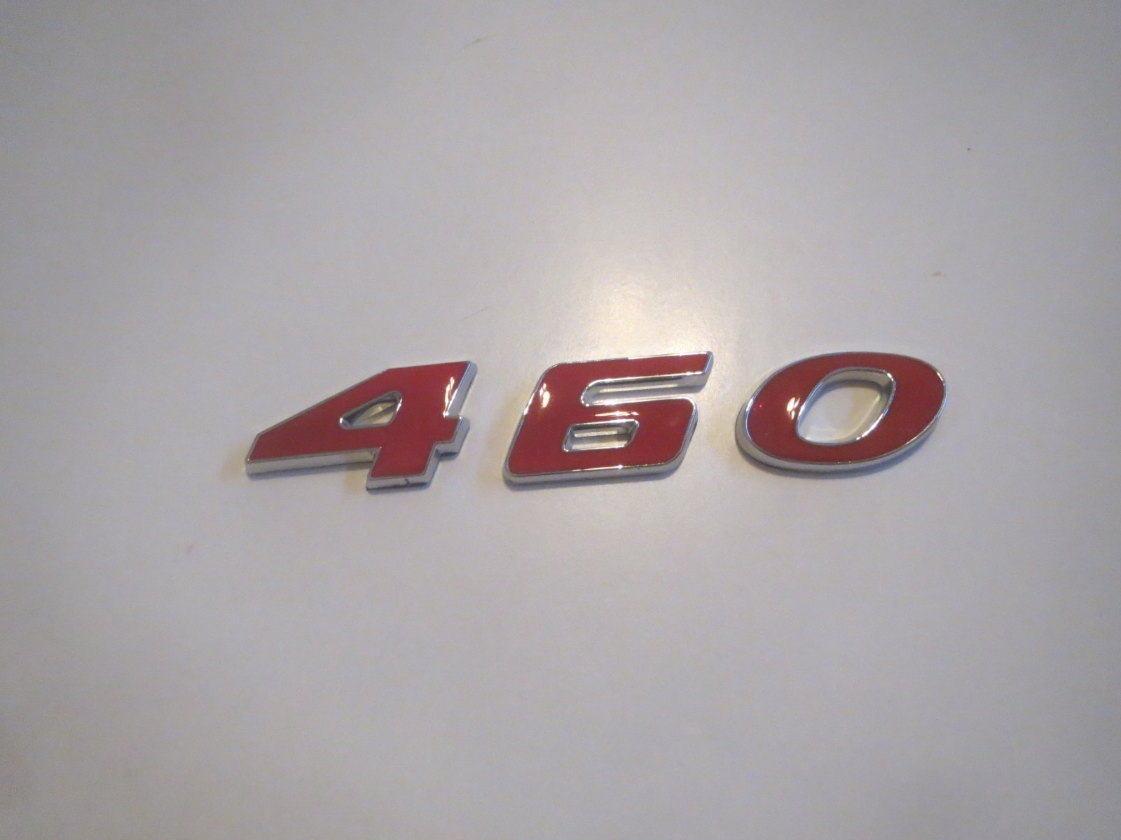FORD 460 ENGINE ID FENDER HOOD SCOOP QUARTER TRUNK EMBLEM - RED | eBay