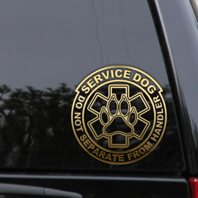 K9 Service Dog "Do Not Separate from Handler" Vinyl Decal Sticker | eBay