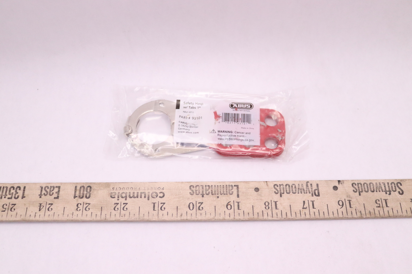 (12-Pk) Abus Safety Lockout Hasp Interlocking Tabs Hardened Steel 1 ...