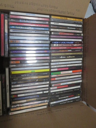 VTG Music CD MIX GENRE HUGE Lot Of 63 W/ Case(FROM SOUL TO ROCK ...