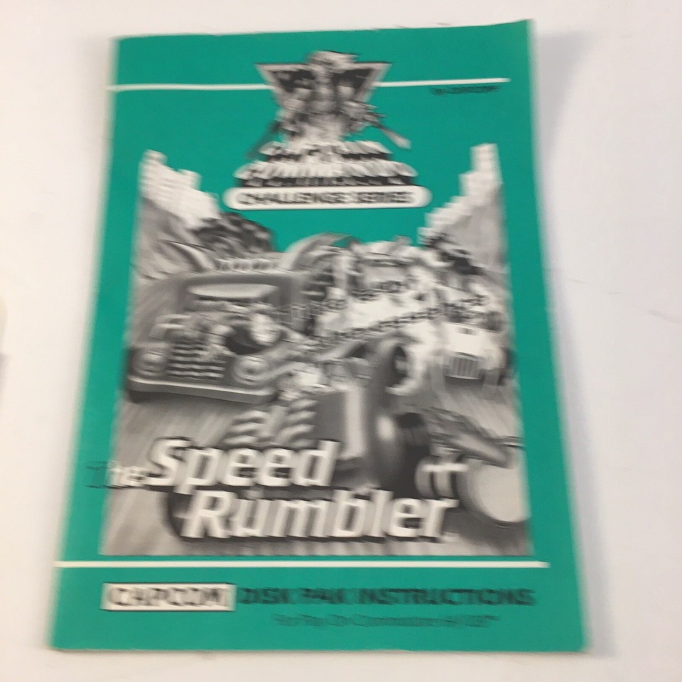 Captain Commando Challenger Series : Speed Rumbler Capcom Game ...