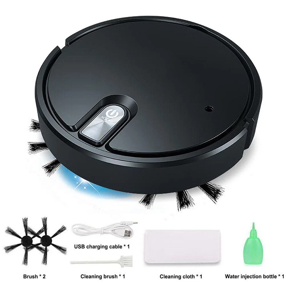 Rechargeable Smart Sweeping Robot Vacuum Cleaner Automatic Floor Mop ...