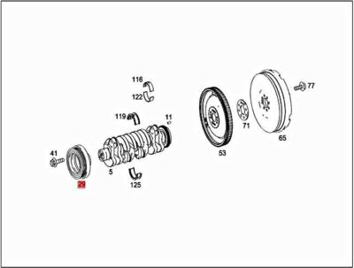 Genuine MERCEDES Belt pulley 6510351912 | eBay