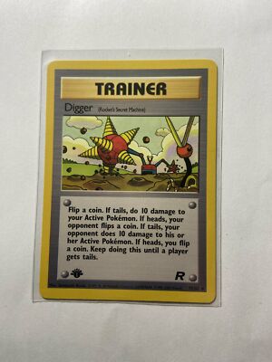 Digger Team Rocket Near mint English 1st edition 75/83 | eBay