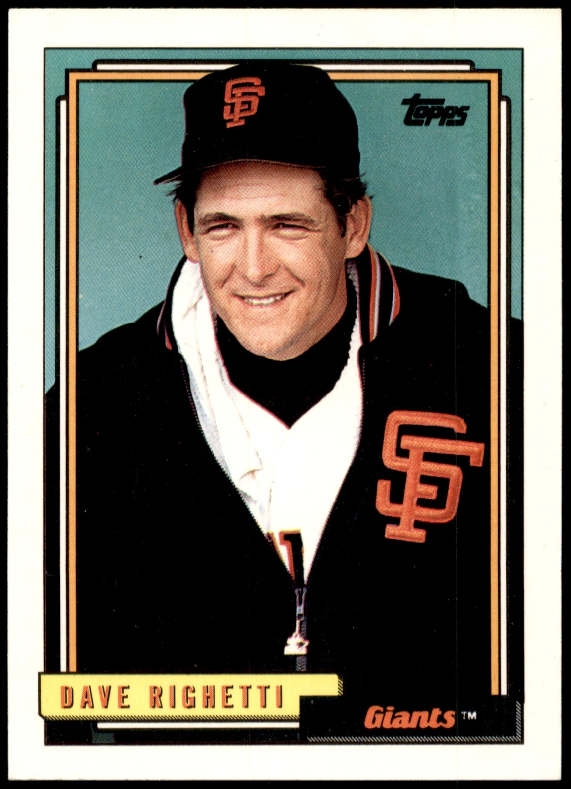 1992 Topps - #35 Dave Righetti for sale online | eBay