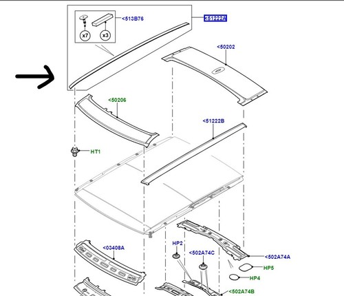 Genuine Range Rover Sport 2014> RH Primed Weatherstrip - LR072887 | eBay
