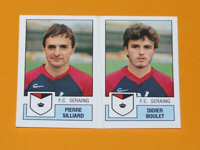 #434 SILLIARD BOULET FC SERAING PANINI FOOTBALL 88 1987-1988 BELGIQUE ...
