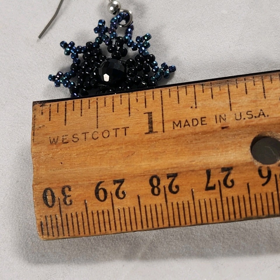 Handmade Netted Bead Necklace with Googly Eyes & Earrings Set Halloween ...
