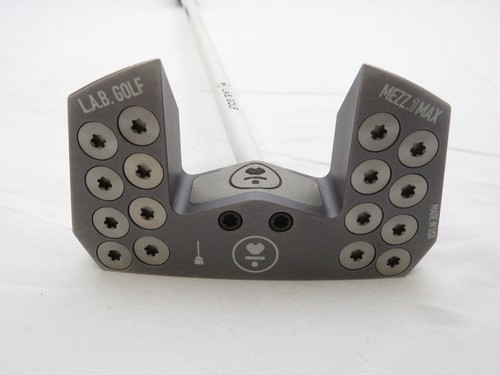 Used Lab Golf Mezz.1 MAX Charcoal Broomstick 45" Putter White Graphite ...