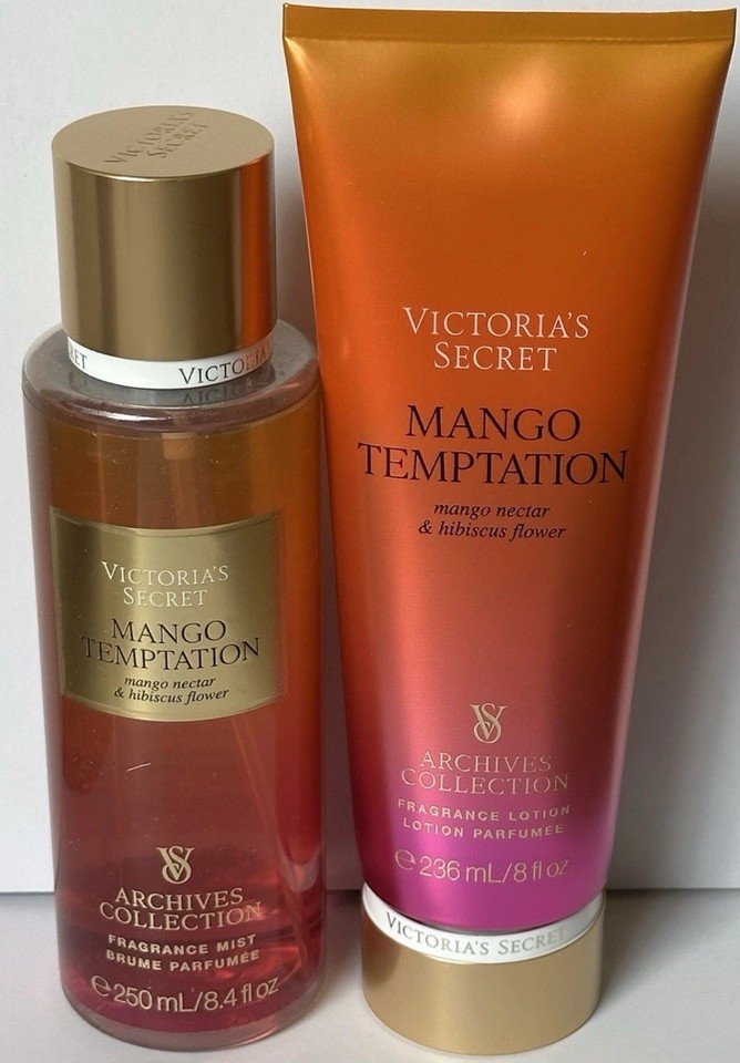 Victorias Secret Mango Temptation Body Mist & Body Lotion 2pc Set New ...