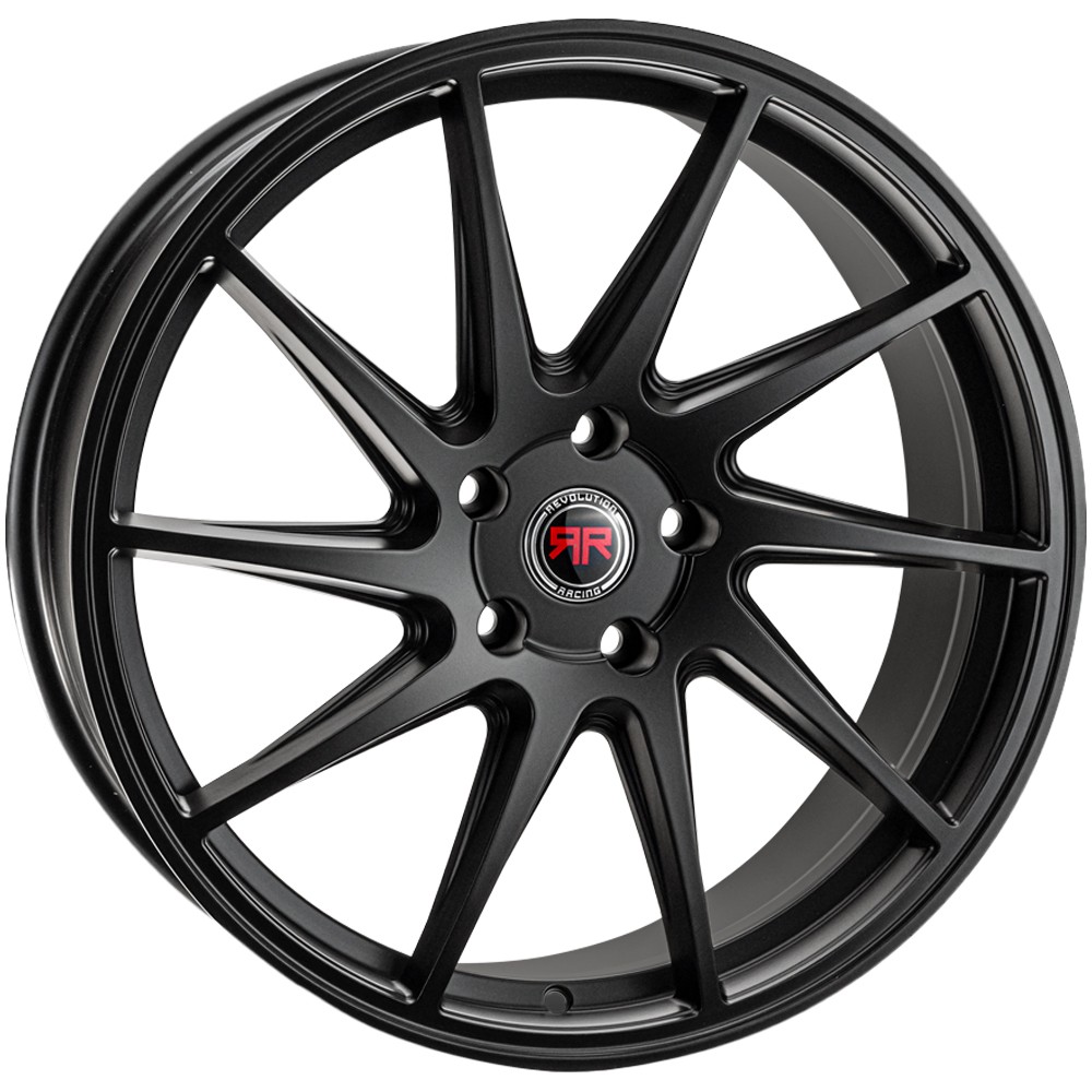 (4) Revolution Racing R31 17x7.5 5x112 +40mm Satin Black Wheels Rims 17 ...