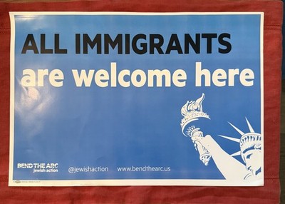 All Immigrants are welcome here - poster | eBay