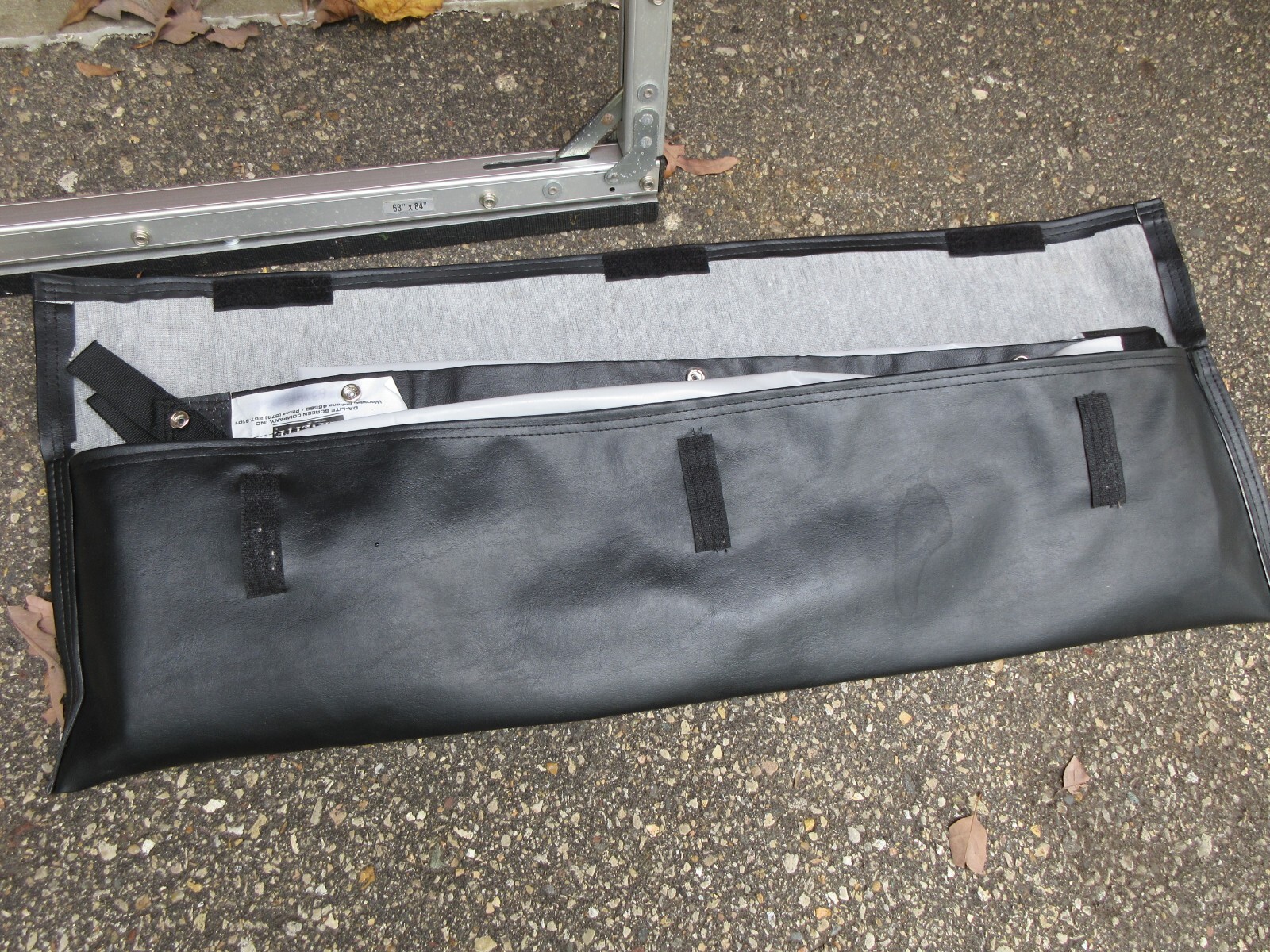 Da-Lite Fast-Fold Frame, Projection Screen, 105" diagonal 5'x7', 63"x84 ...