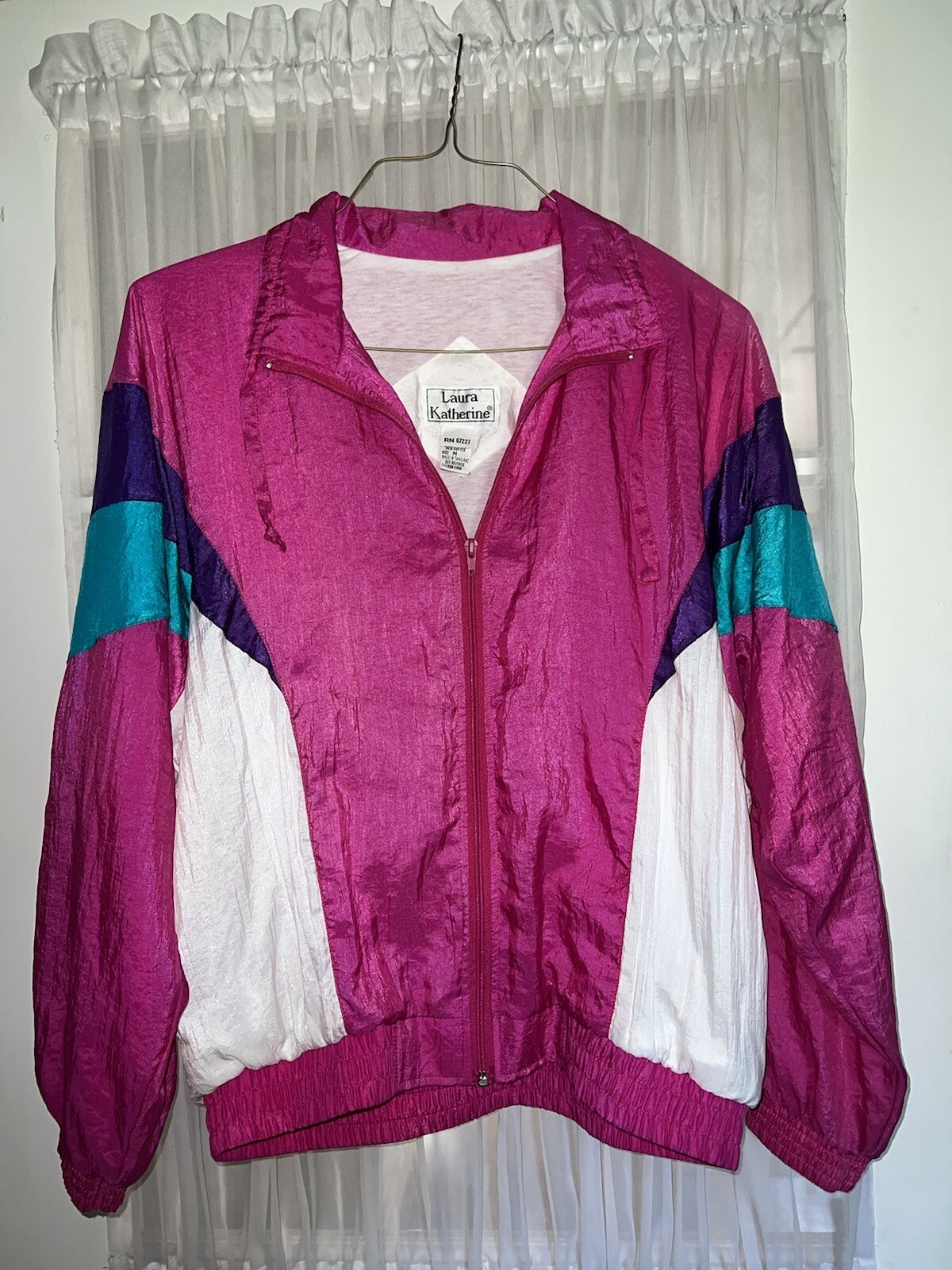 Laura Katherine Medium Vintage Windbreaker - Gem