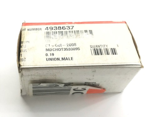 Cummins Male Union 4938637 NOS | eBay