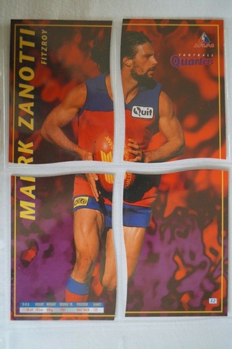 Fitzroy Lions AFL-AFLPA Collectable Quarters Cards in Sleeve Mark ...