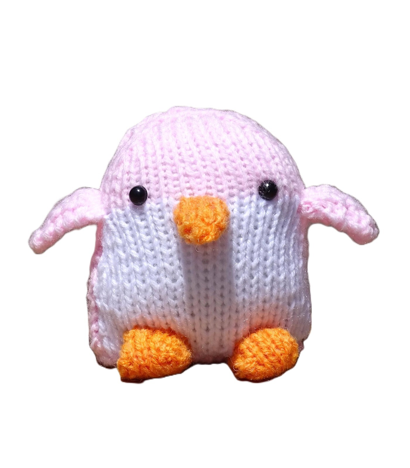 Pink Toy, Baby Penguin, Stuffed Animal, New Small Toy, Hand Knitted ...