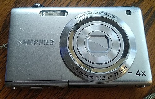 Samsung TL105 Digital Camera, Silver/ 4.9-19.6mm 1:3.2-5.9 27.5mm-For ...