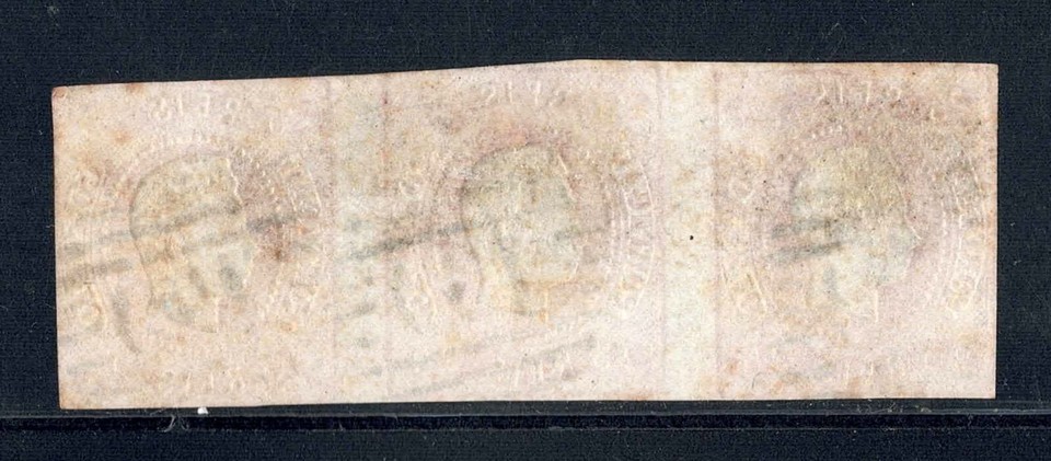 Portugal Scarce used block 3, 25 Reis, King Luis I 1866 - 67 To ...