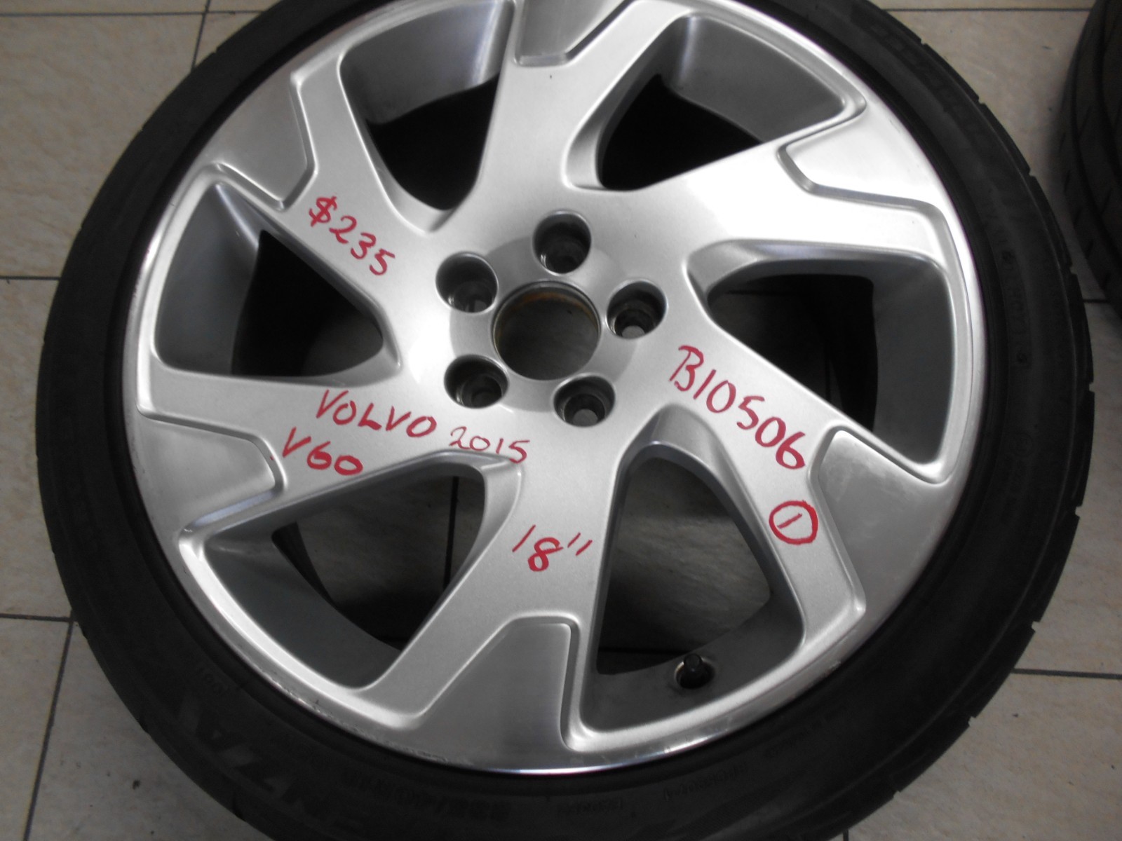 2015 VOLVO V60 -1 x 18 INCH MAG WHEEL-sold best to worse-$235+POST ...