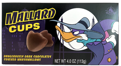 Disney Parks Dark Chocolate Covered Marshmallows Mallard Cups 4oz Box ...