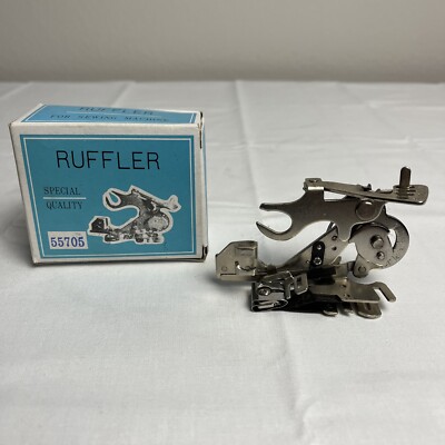 Ruffler for sewing machine presser foot attachment Greist Ruffles ...