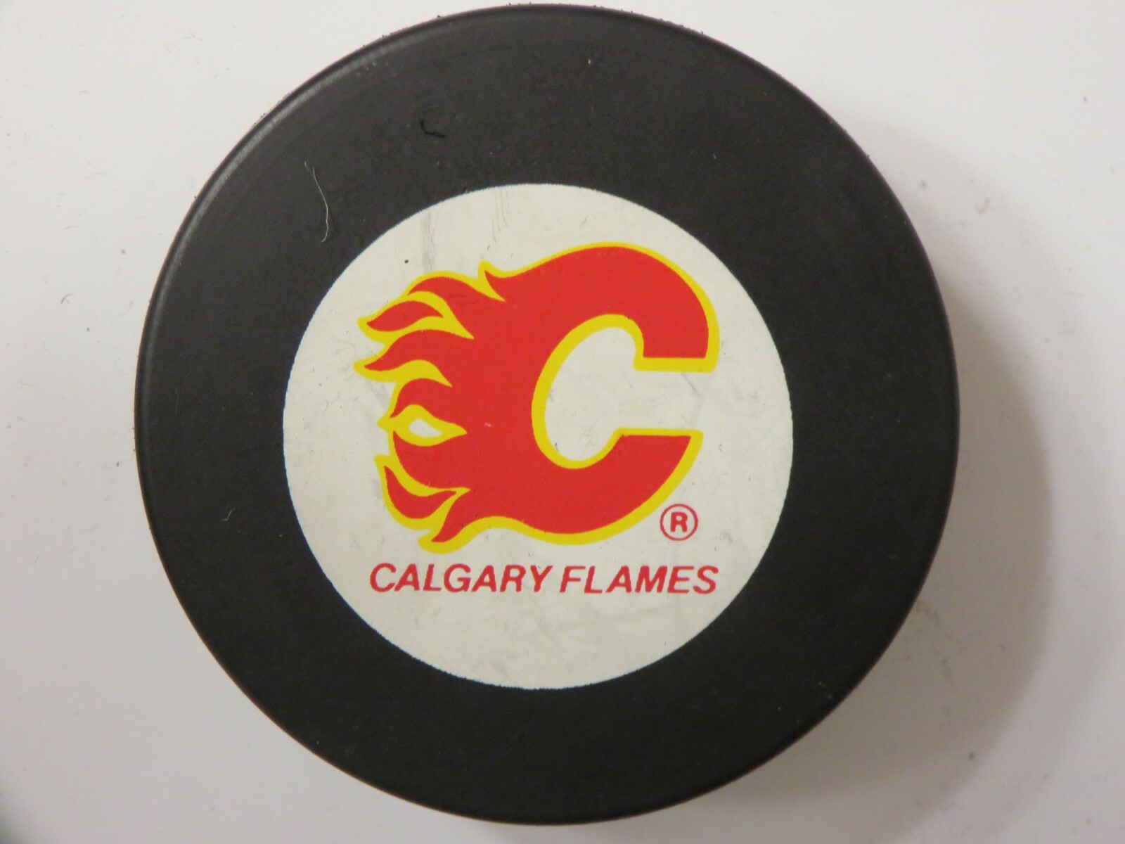 Calgary Flames Hockey Puck - Vintage Official- NEW | eBay