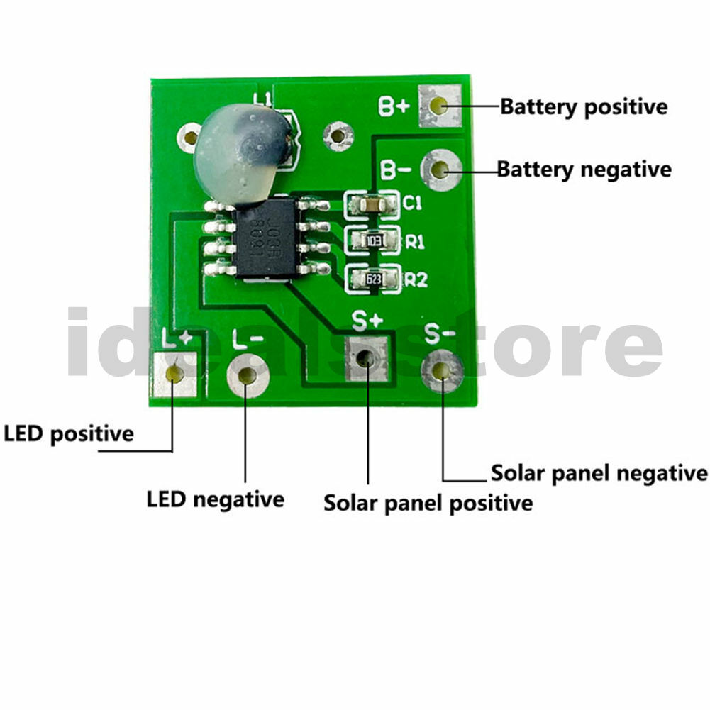 NEW 1.2V Solar Lamp Controllers Circuit Board Solar Walkway Lights ...