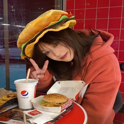 Funny Fast Food Hamburger Hat Clothing Accessories Food Beret Carnival ...