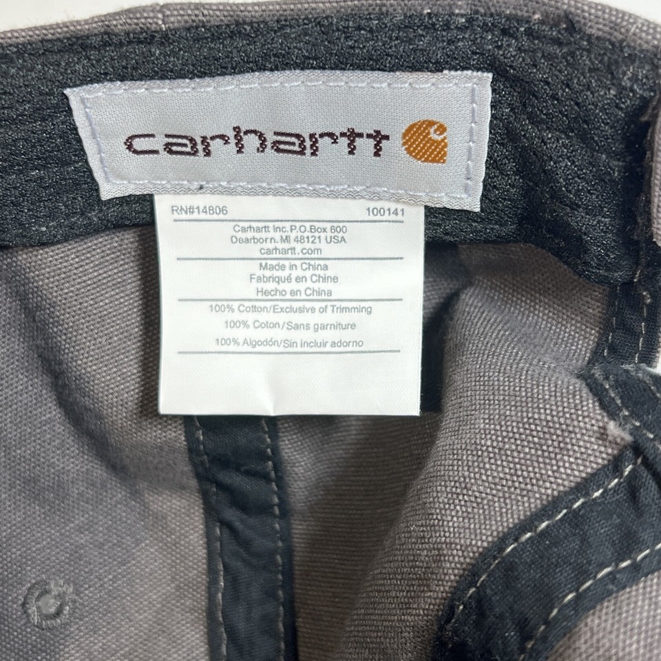 Carhartt Hat | Hook & Loop Fastener Snap Back Hat Carhartt | One Size ...