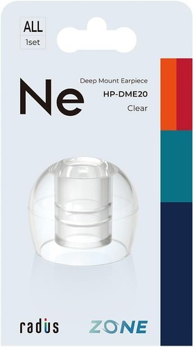Radius radius deep mount earpieces ZONE HP-DME2 (clear/all sizes, 1 set ...