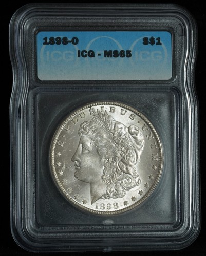 1898-O $1 Morgan Silver Dollar ICG MS 65 Graded Mint State Coin | eBay