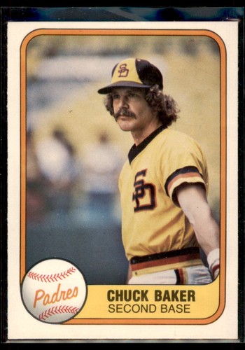 1981 Fleer Chuck Baker #500 San Diego Padres | eBay