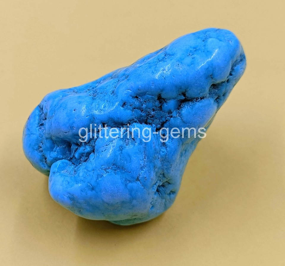 370 Ct Certified Natural Sky-Blue Turquoise Arizona Tumble Rough ...