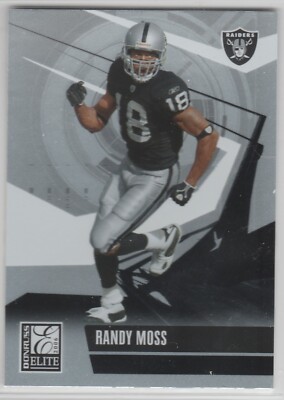2006 Donruss Elite #73 Randy Moss Oakland Raiders HOF Marshall | eBay