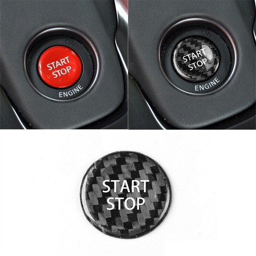 Real Carbon Fiber Push Engine Start Stop Button Cover For Nissan GTR R35 2008-16 | eBay